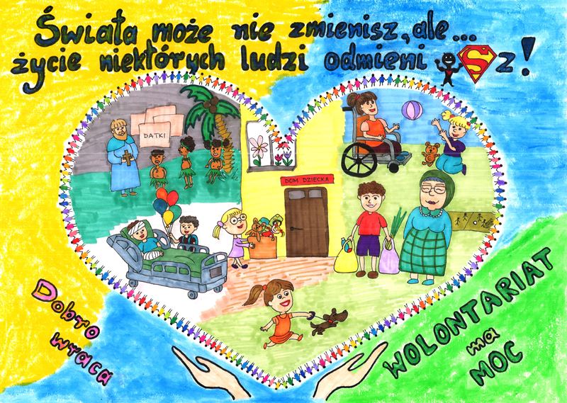 Laureaci konkursu „Wolontariat - mój pomysł na pomaganie innym” - Caritas